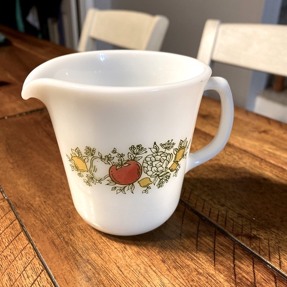 Pyrex | Kitchen | Vintage Pyrex Spice Of Life Glass Creamer | Poshmark